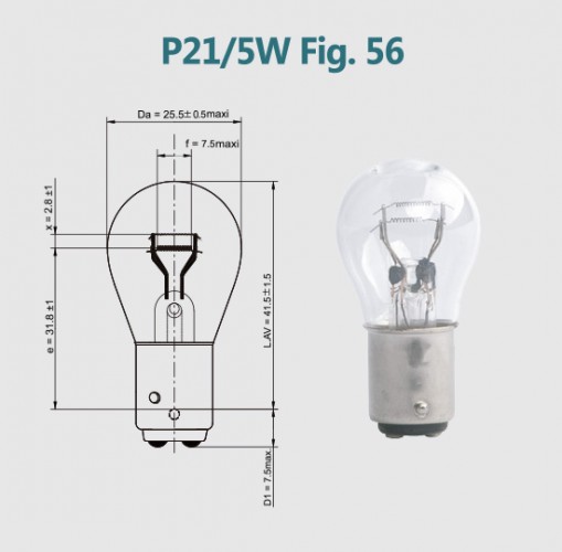 P21/5W 12V 21/5W